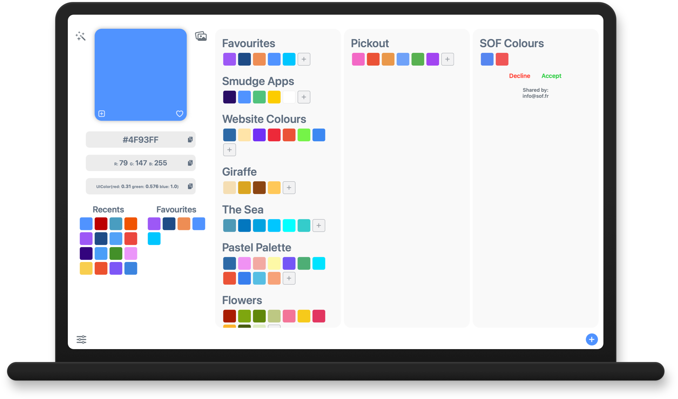Smudge - Developer Colour Palette App - Convert and organise your ...