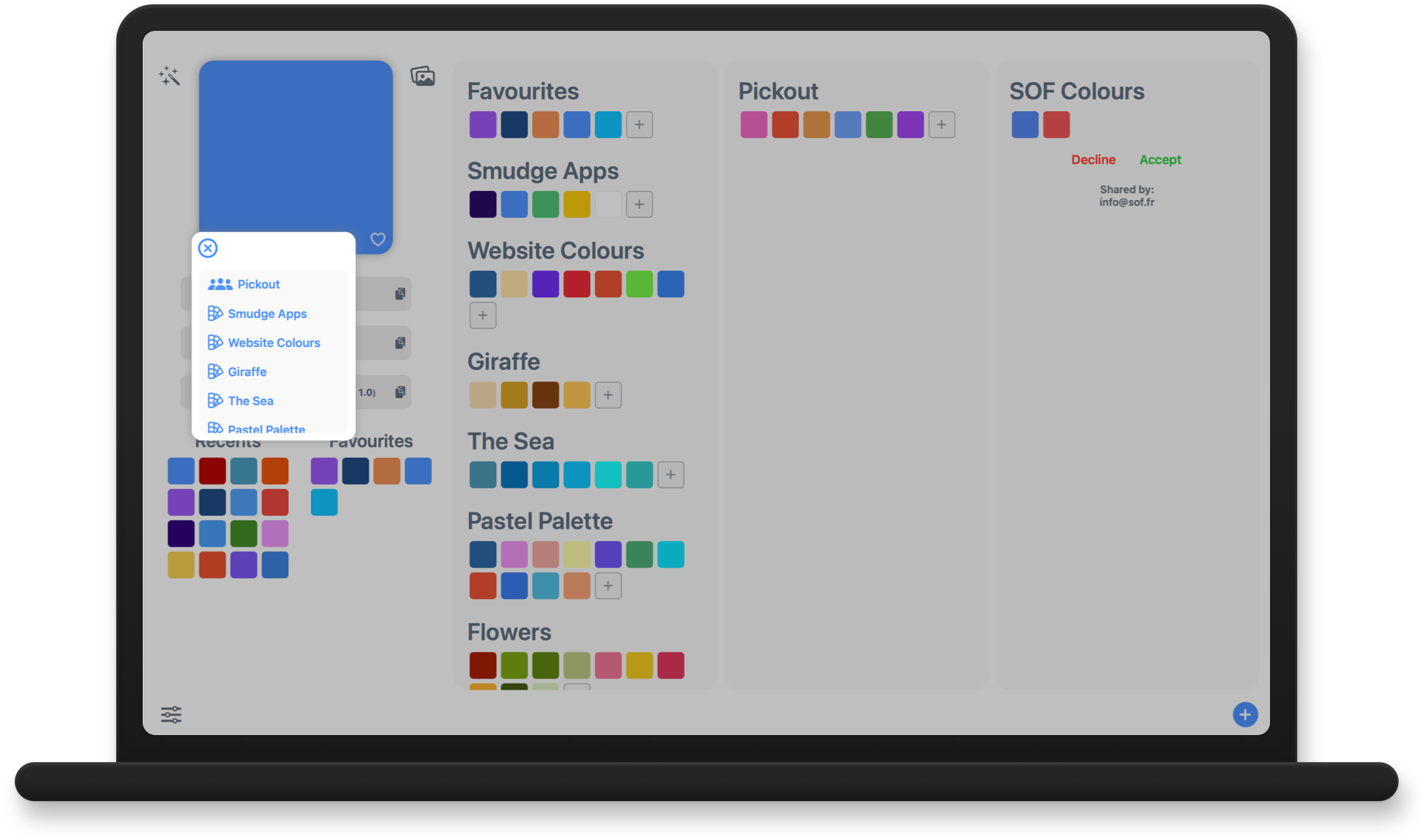 Smudge - Developer Colour Palette App - Convert and organise your ...