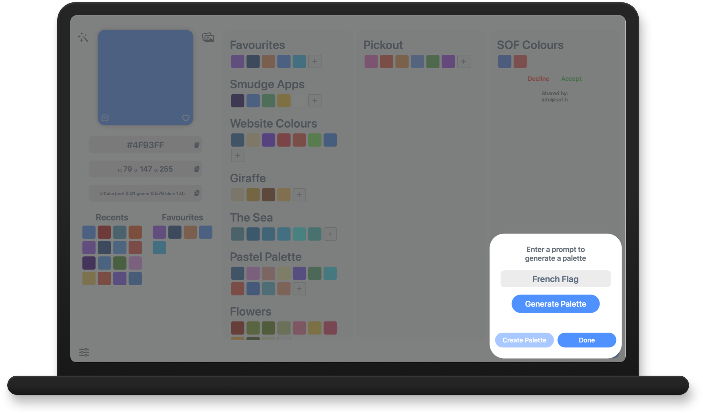 Smudge - Developer Colour Palette App - Convert and organise your ...